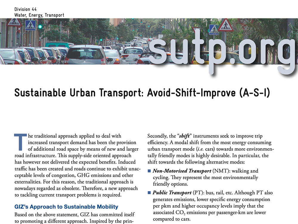 Integrated and Sustainable Urban Transport Systems for Smart Cities in ...